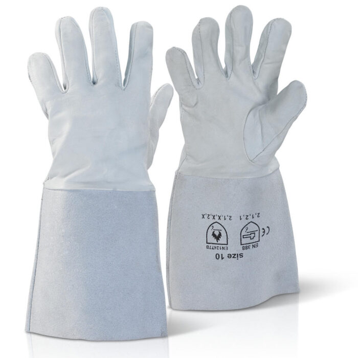 PARWELD Standard 13″ TIG Welding Gloves / Gauntlets (Grey) - Wholesale ...
